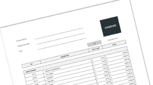 Construction Estimate Summary Template - Construction Files