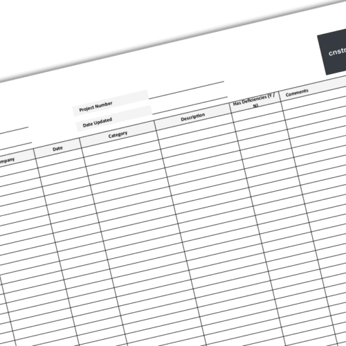 Construction Operations Forms - Request For Concrete Pouring ...