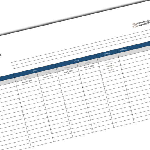 Staff Histogram And Manpower Loading Chart - Construction Files