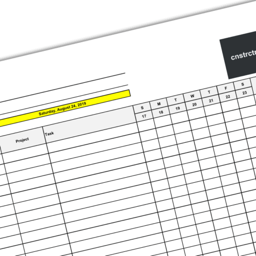 Staff Histogram And Manpower Loading Chart - Construction Files