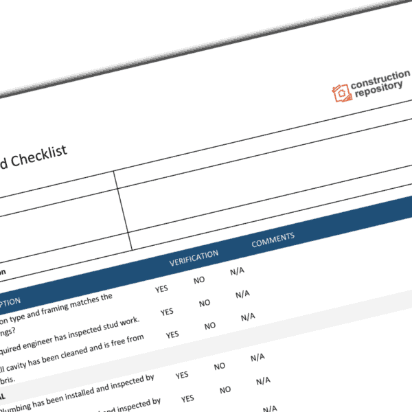 Construction Project Contact List - Construction Files