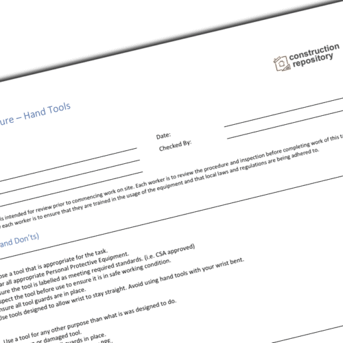 Material Approval Request - Construction Files