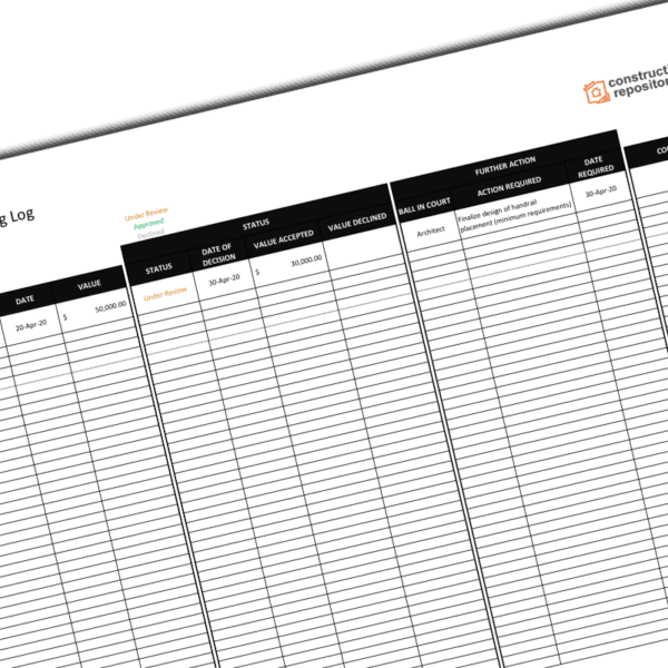 Site Instruction Template - Construction Files