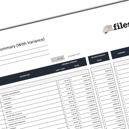 Drawing Issue Register - Construction Files