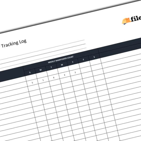 Staff Histogram And Manpower Loading Chart - Construction Files