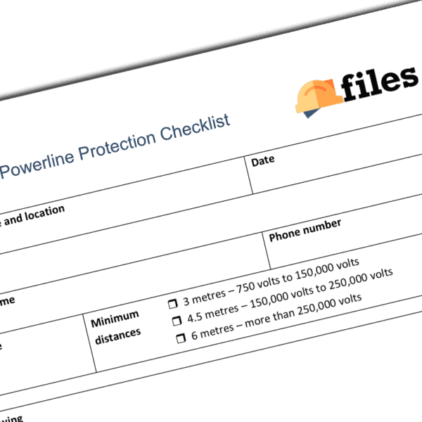 Overhead Powerline Checklist - Construction Files