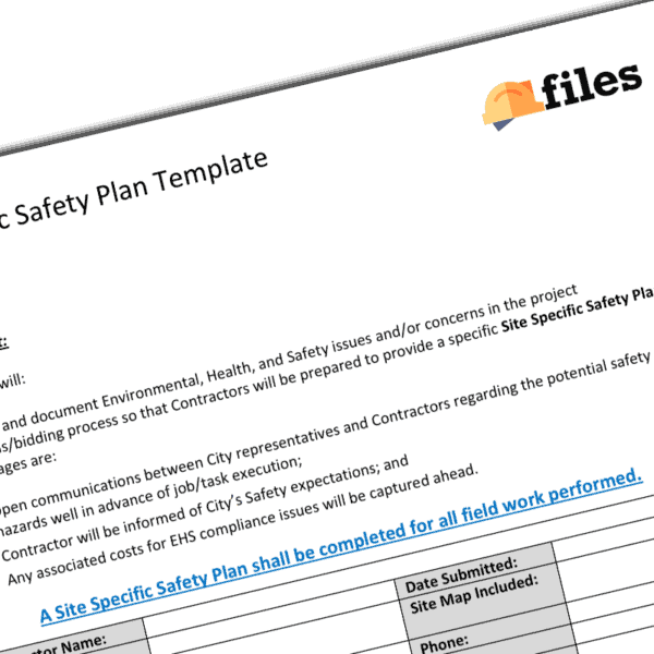 Safety Templates And Files - Construction Files