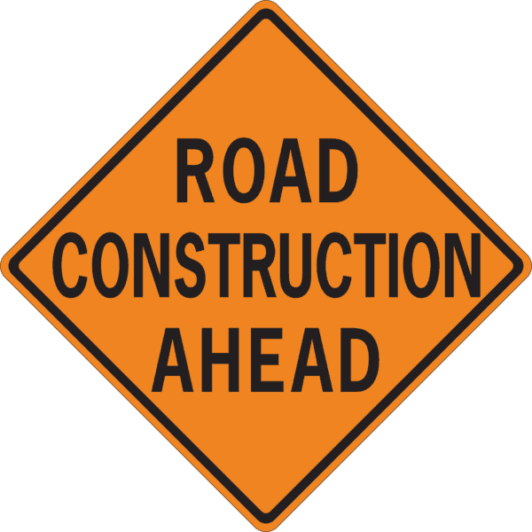Road Work Ahead Sign - Construction Files