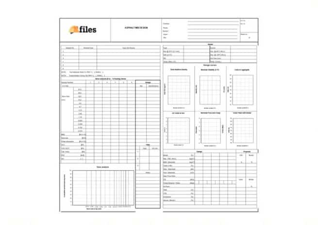 Asphalt Mix Designs - Construction Files