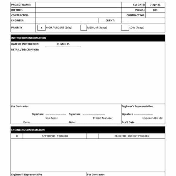 Material Approval Request - Construction Files