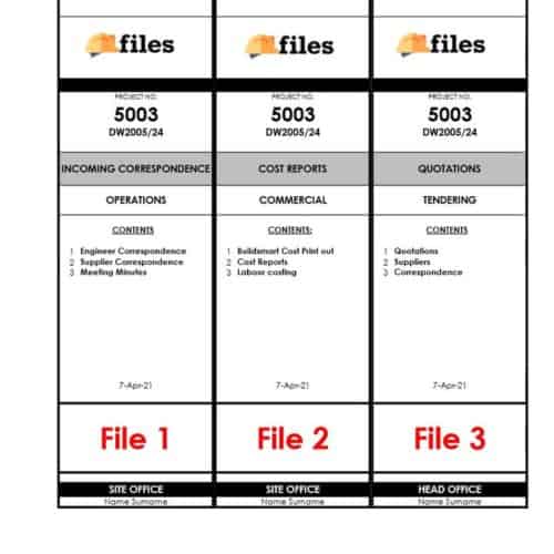 Free Templates And Files - Construction Files
