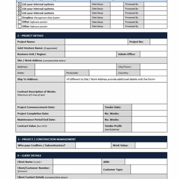Site Instruction Form (Site Direction) - Construction Files