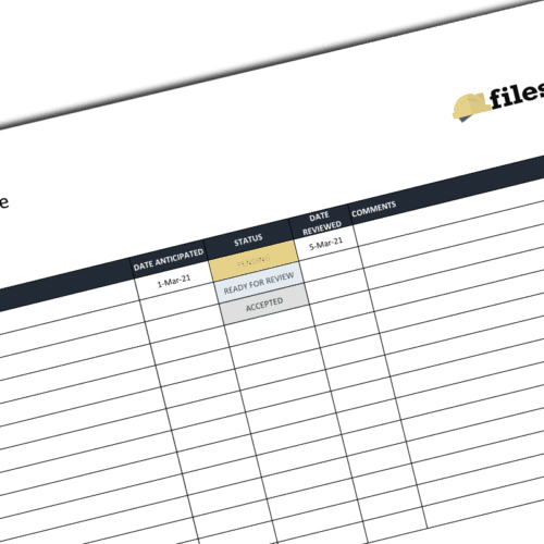 Material Approval Form - Template - Construction Files