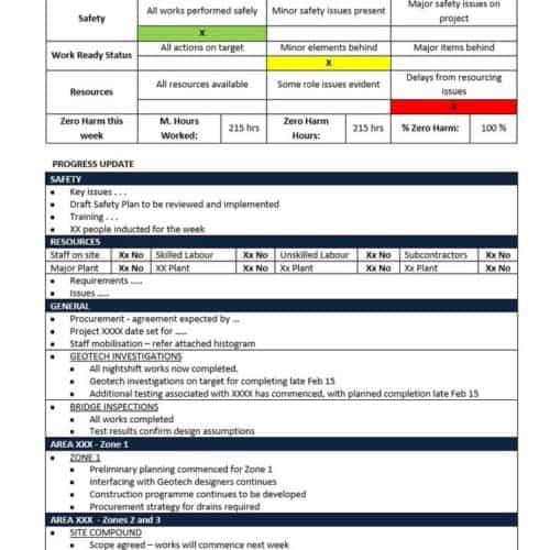 Site Instruction Form (Site Direction) - Construction Files