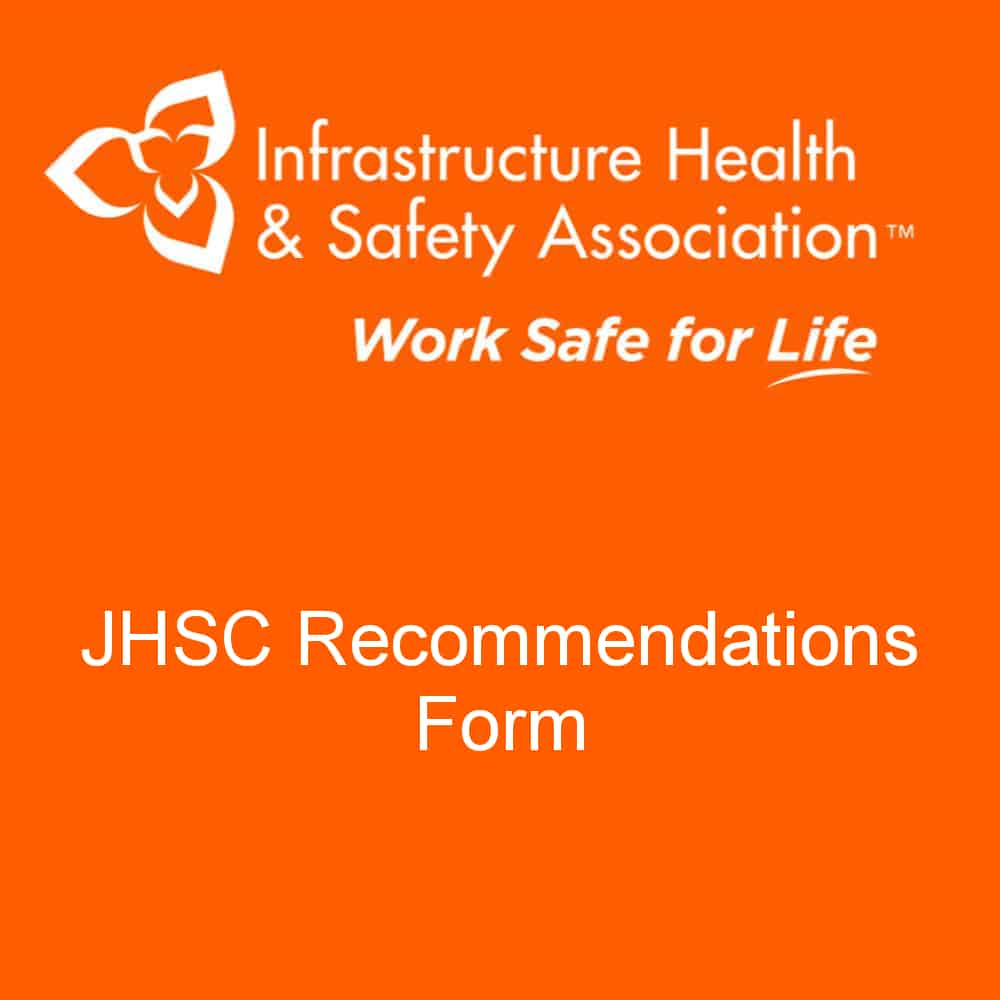 JHSC Recommendations Form - Construction Files