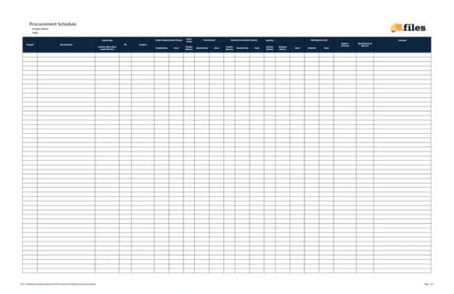 Construction Procurement Tracker - Construction Files