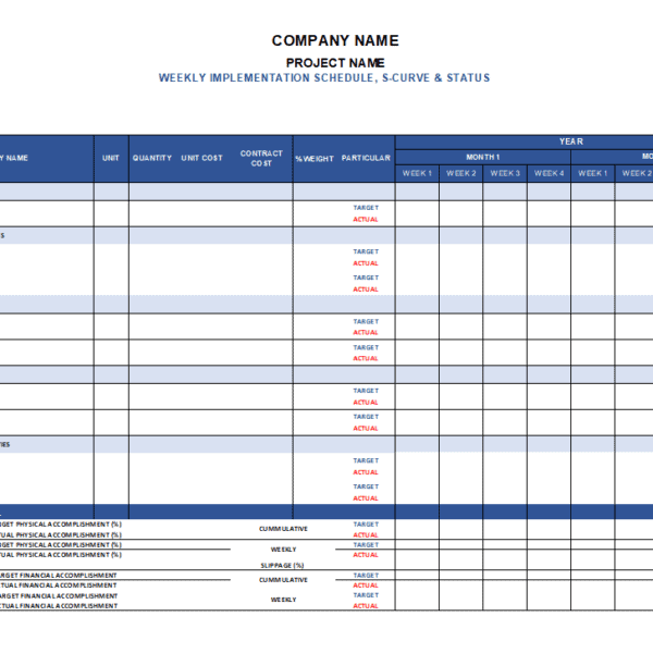 Manpower Planner Template - Construction Files