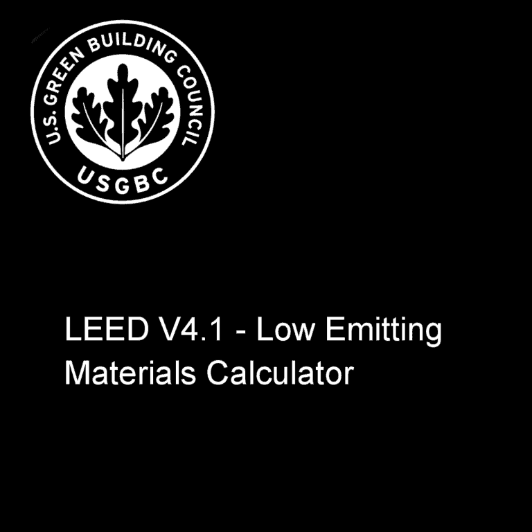 LEED V4.1 - Minimum Energy Performance Calculator - Construction Files