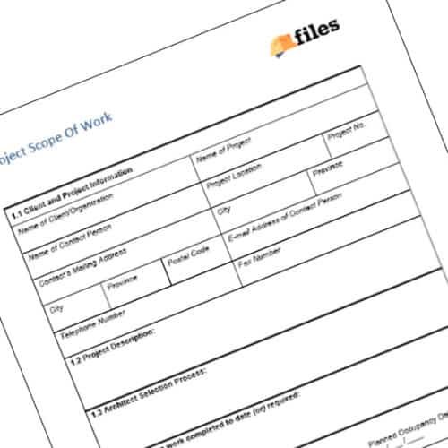Project Details Sheet - Construction Files