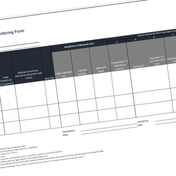 Construction Procurement Schedule - Detailed - Construction Files