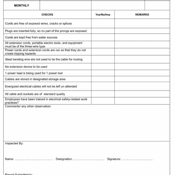 Mobile Scaffold Inspection Checklist - Construction Files