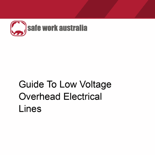 Guide To Low Voltage Overhead Electrical Lines - Construction Files