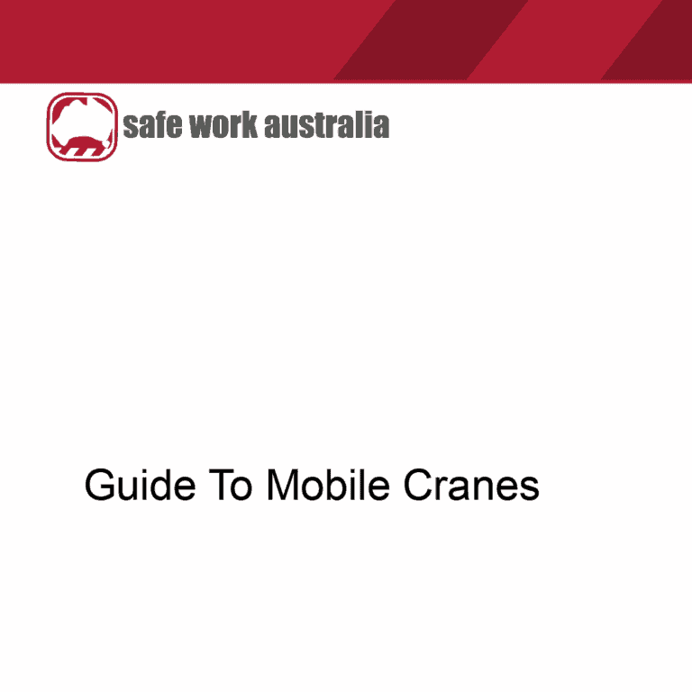 Guide To Mobile Cranes - Construction Files