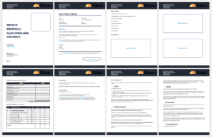Quotation Proposal Template -With Plan And Draft Contract ...
