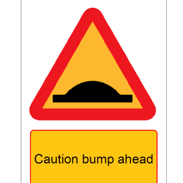 Caution Bump Ahead - Construction Sign Template - Construction Files