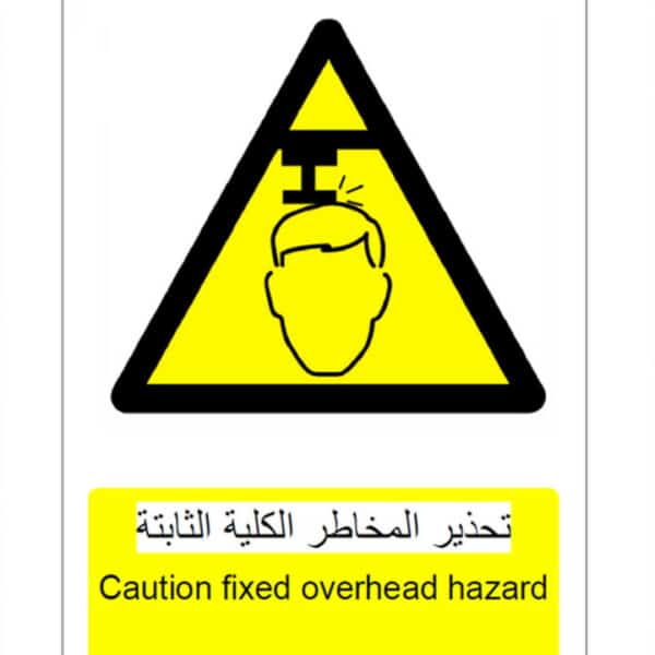 Caution Overhead Hazards - Construction Sign Template - Construction Files