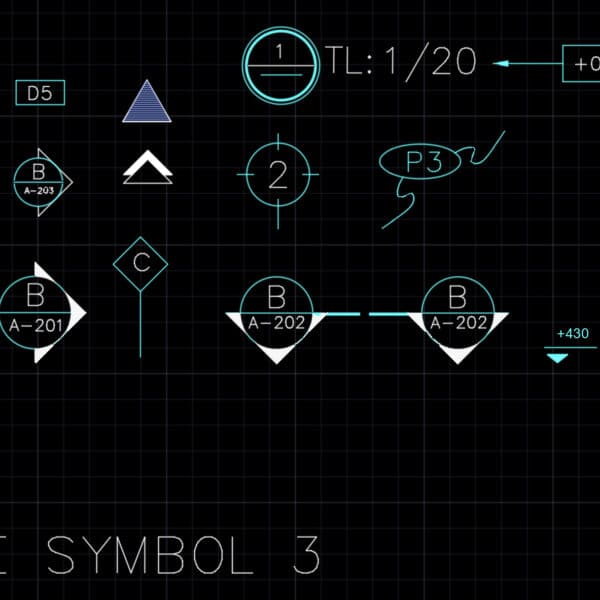 Drawing Symbols 3 - AutoCAD Blocks - Construction Files