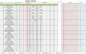 Rebar Takeoff - Construction Files