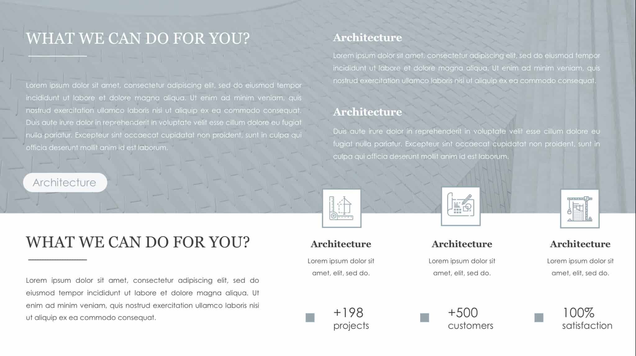 Architecture Firm Presentation Template - Professional Light Grey ...