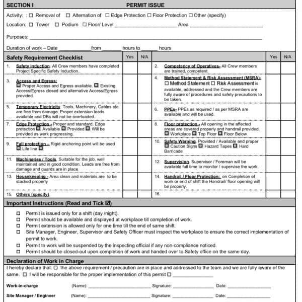 Material Approval Form - Template - Construction Files