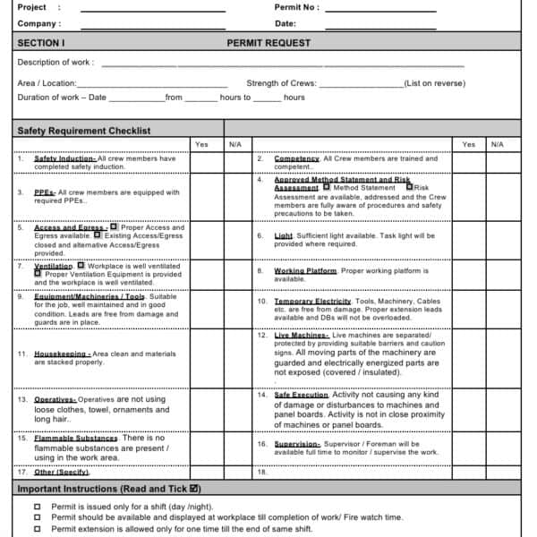 Material Approval Form - Template - Construction Files