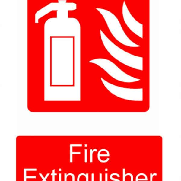 Fire Extinguisher - Construction Sign Template
