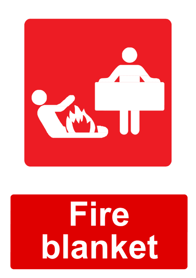 Fire Blanket - Construction Sign Template