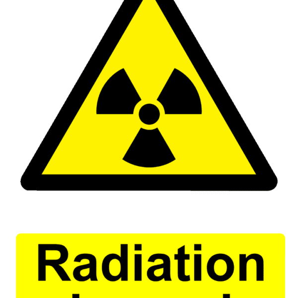 Radiation Warning - Construction Sign Template