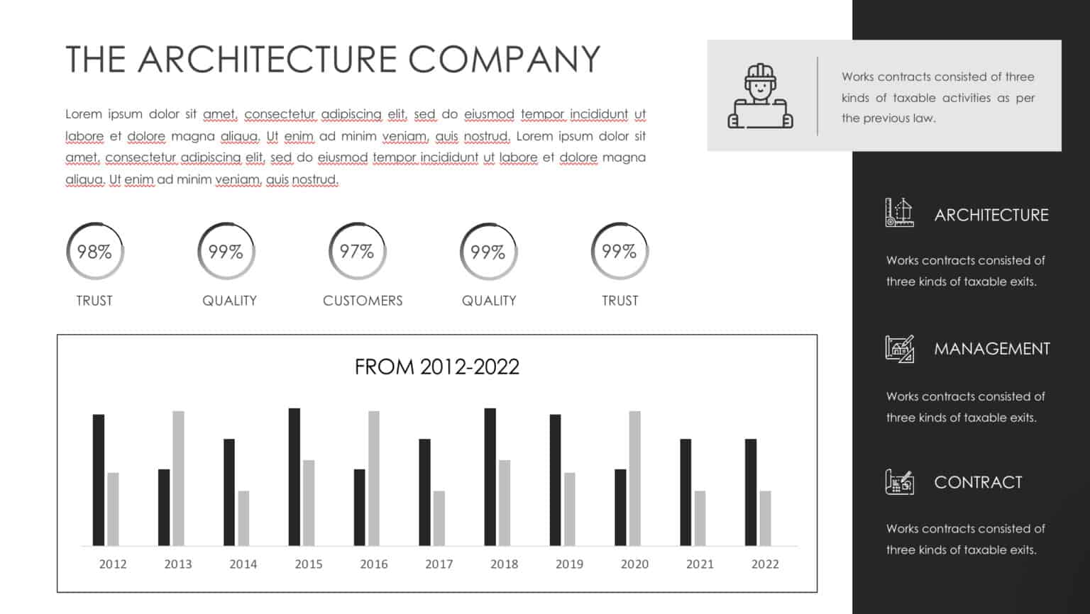 Architecture Firm Presentation Template - Professional Brown And Light ...