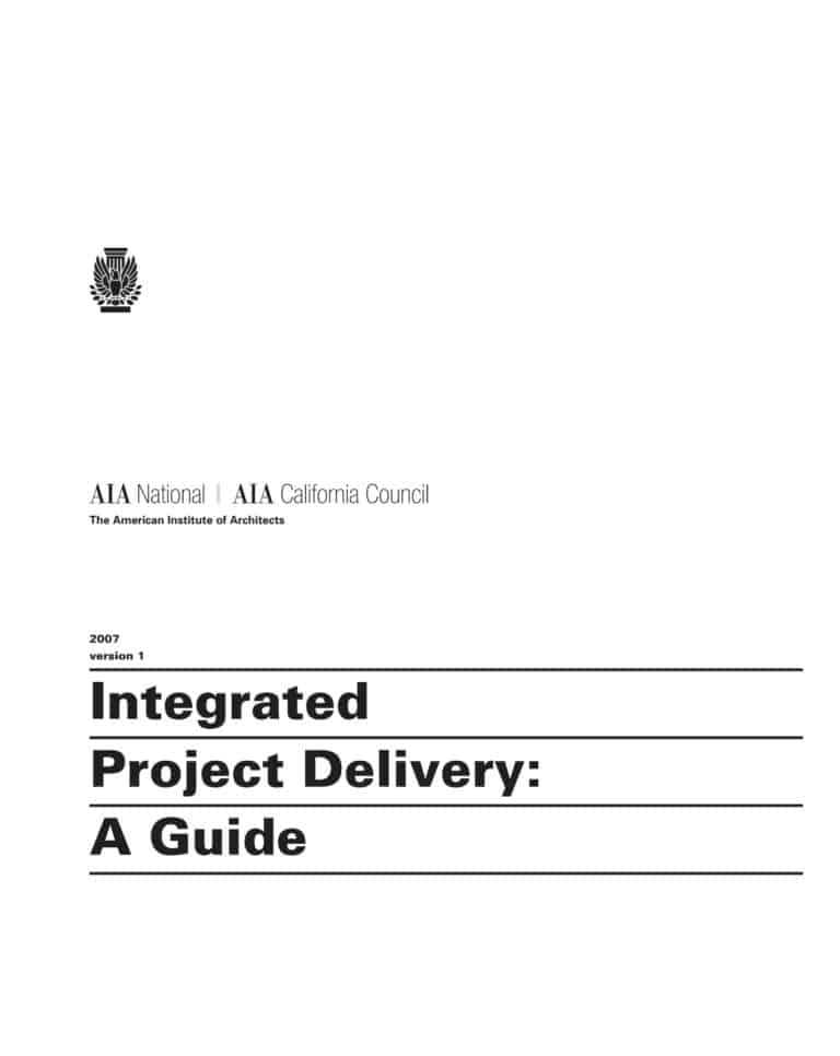 Guide To Integrated Project Delivery - Construction Files