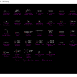 Ductwork Symbols - Autocad Blocks - Construction Files