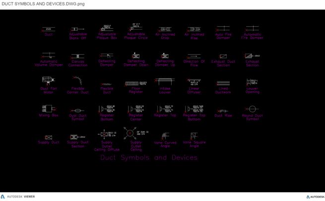 Ductwork Symbols - Autocad Blocks - Construction Files