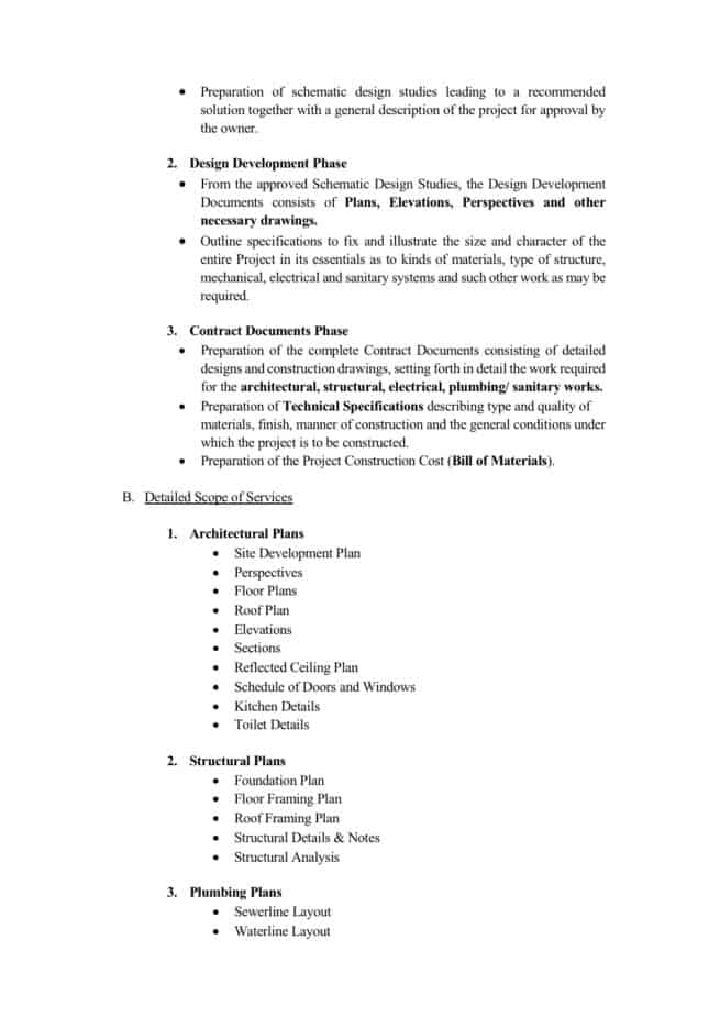 Simple Project Proposal Template - Construction Files