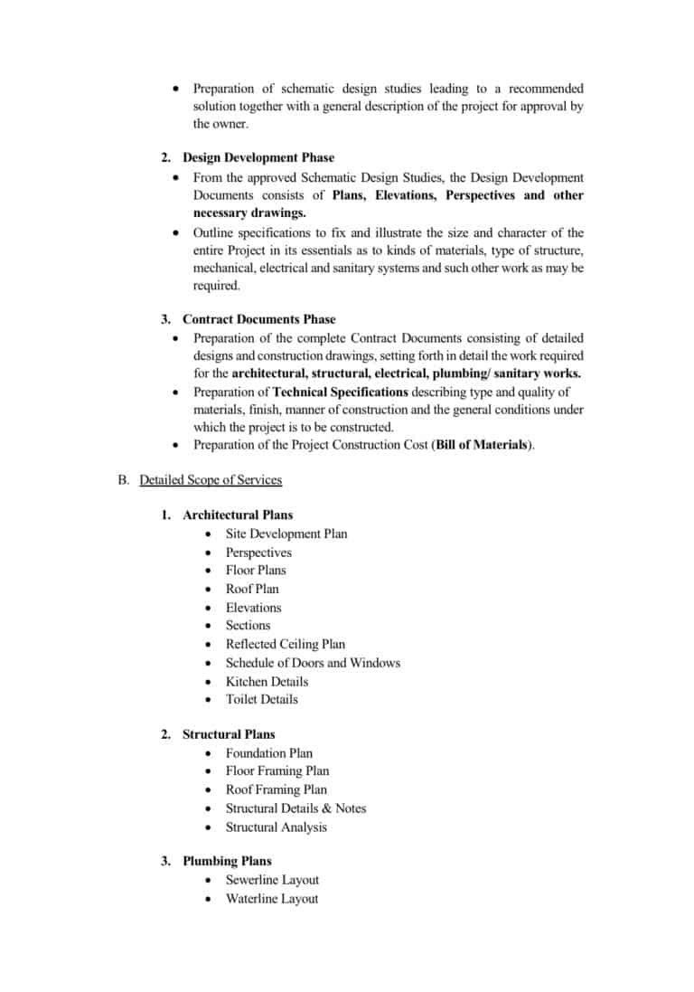 Simple Project Proposal Template - Construction Files