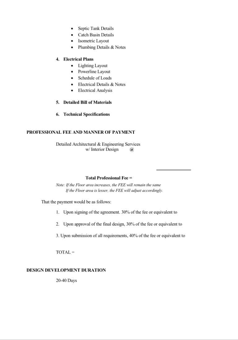 Simple Project Proposal Template - Construction Files