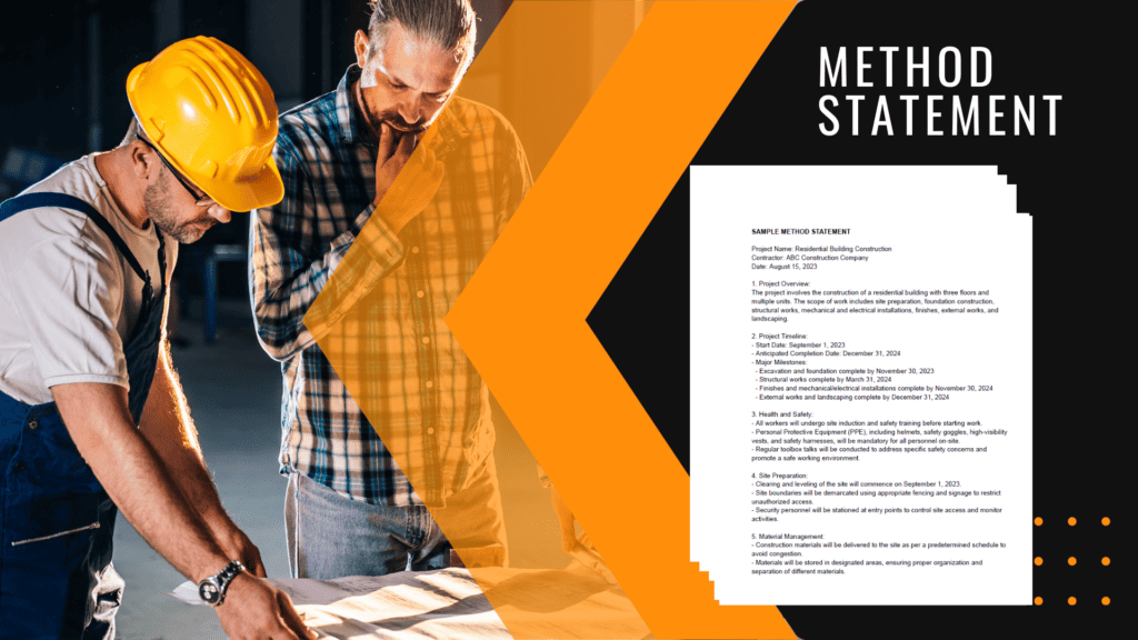 Project Method Statement - Construction Files