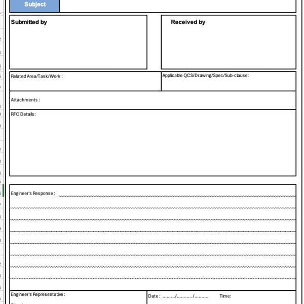Submittal Cover Sheet - Construction Files