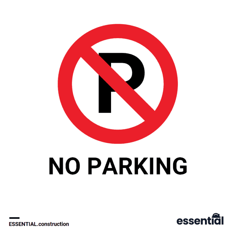 Construction Signage - No Parking - Construction Files