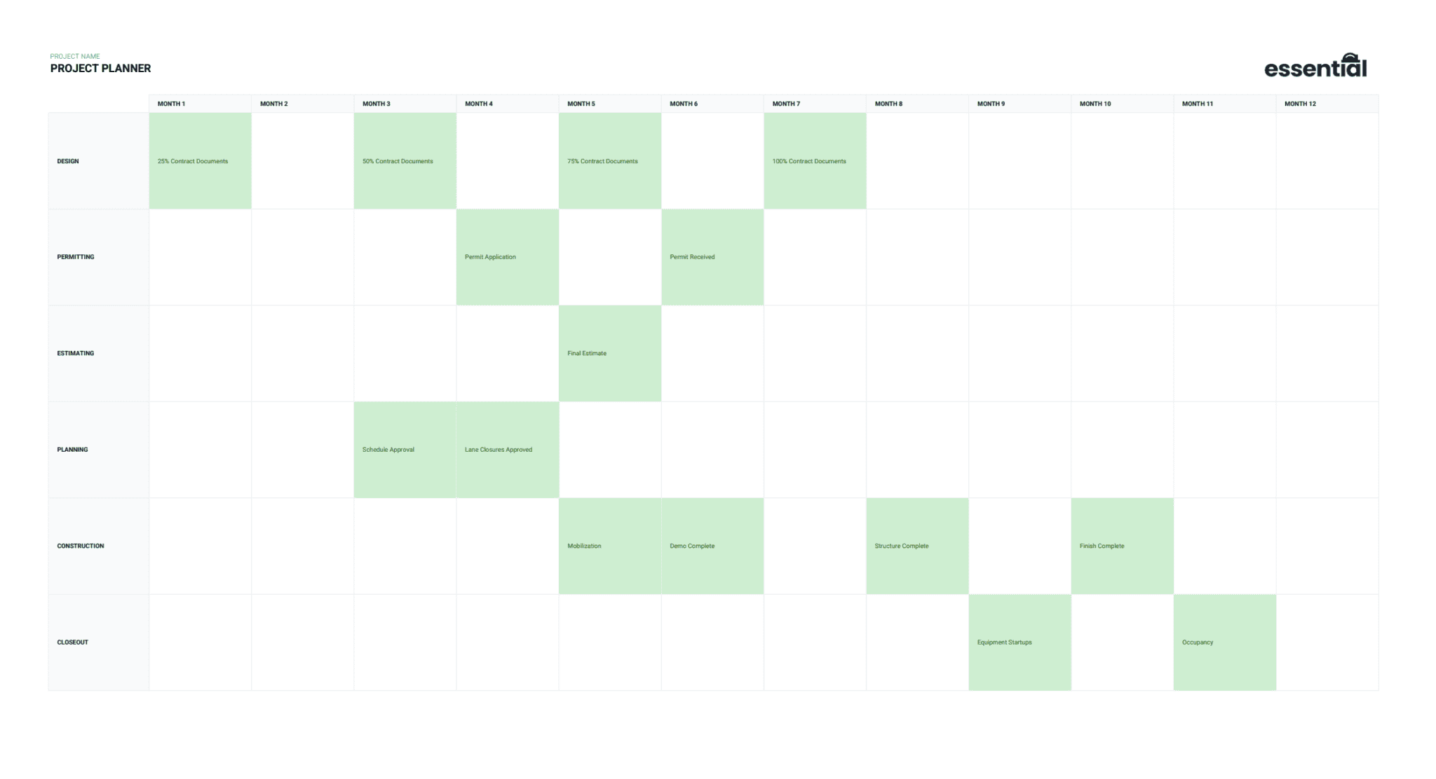 Construction Project Planner - Construction Files