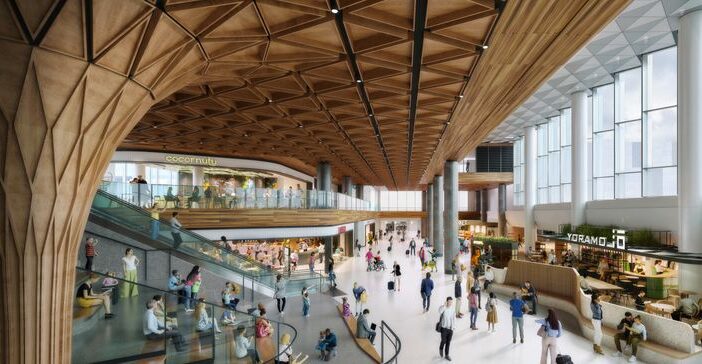 Seattle Airport's Concourse C expansion inspired by nature - News ...
